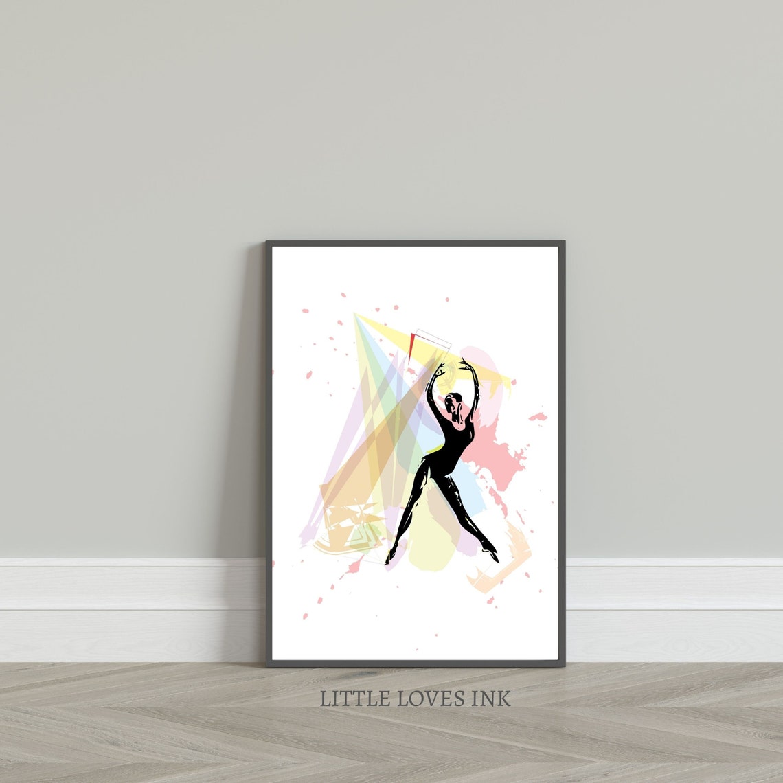 Abstract Dancer Printable Wall Art Abstract Dancer Print - Etsy