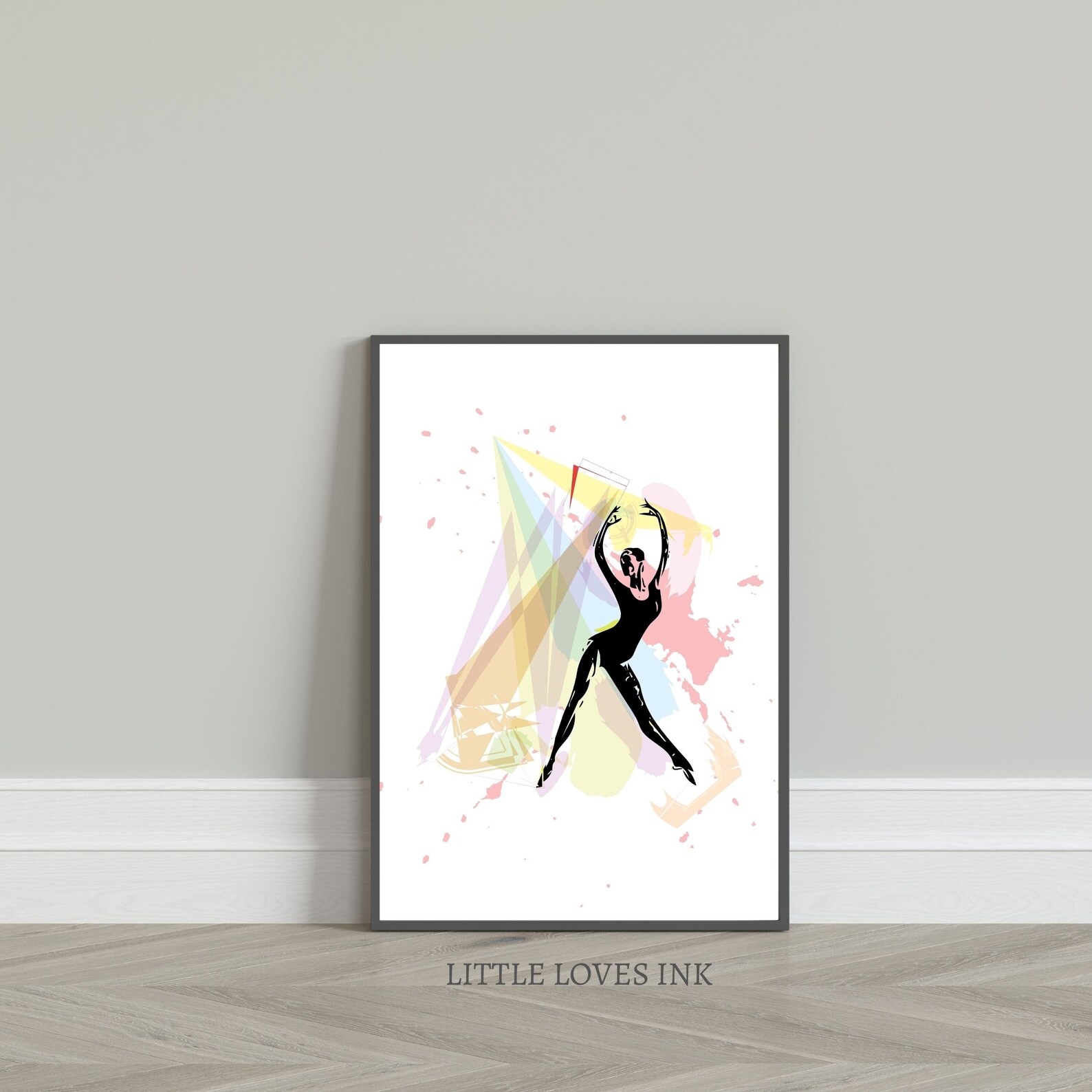 Abstract Dancer Printable Wall Art, Abstract Dancer Print, Dancer Gift ...