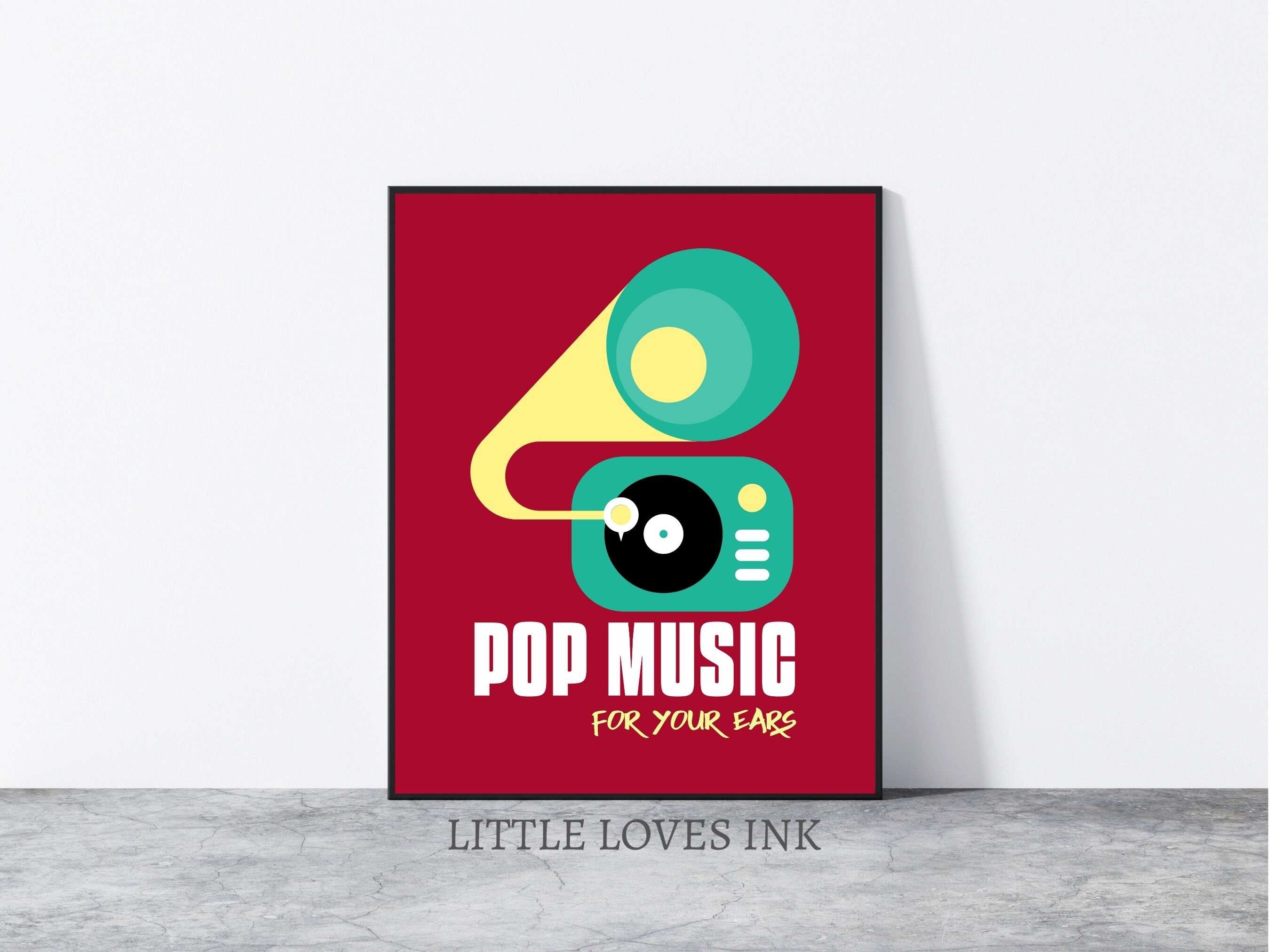 Music Wall Art Set of 3, Music Guitar Printable, Music Piano Print ...