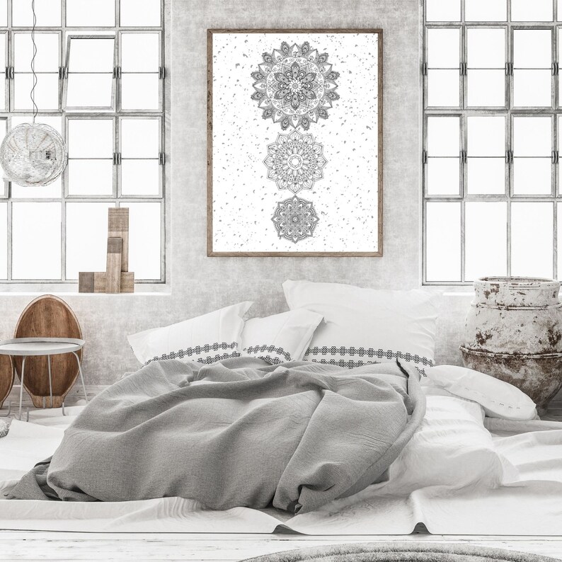 Mandela Wall Art, Mandela Printable, Mandela Decor, Minimalist Wall Art ...