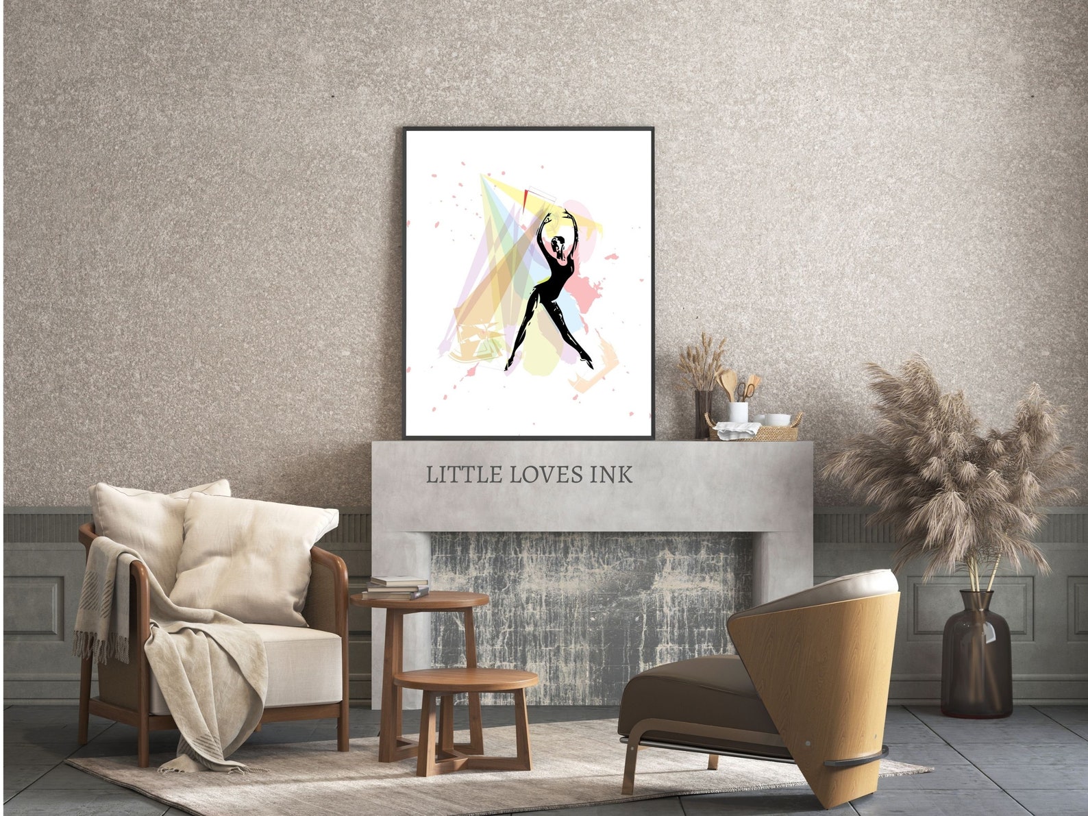 Abstract Dancer Printable Wall Art Abstract Dancer Print - Etsy