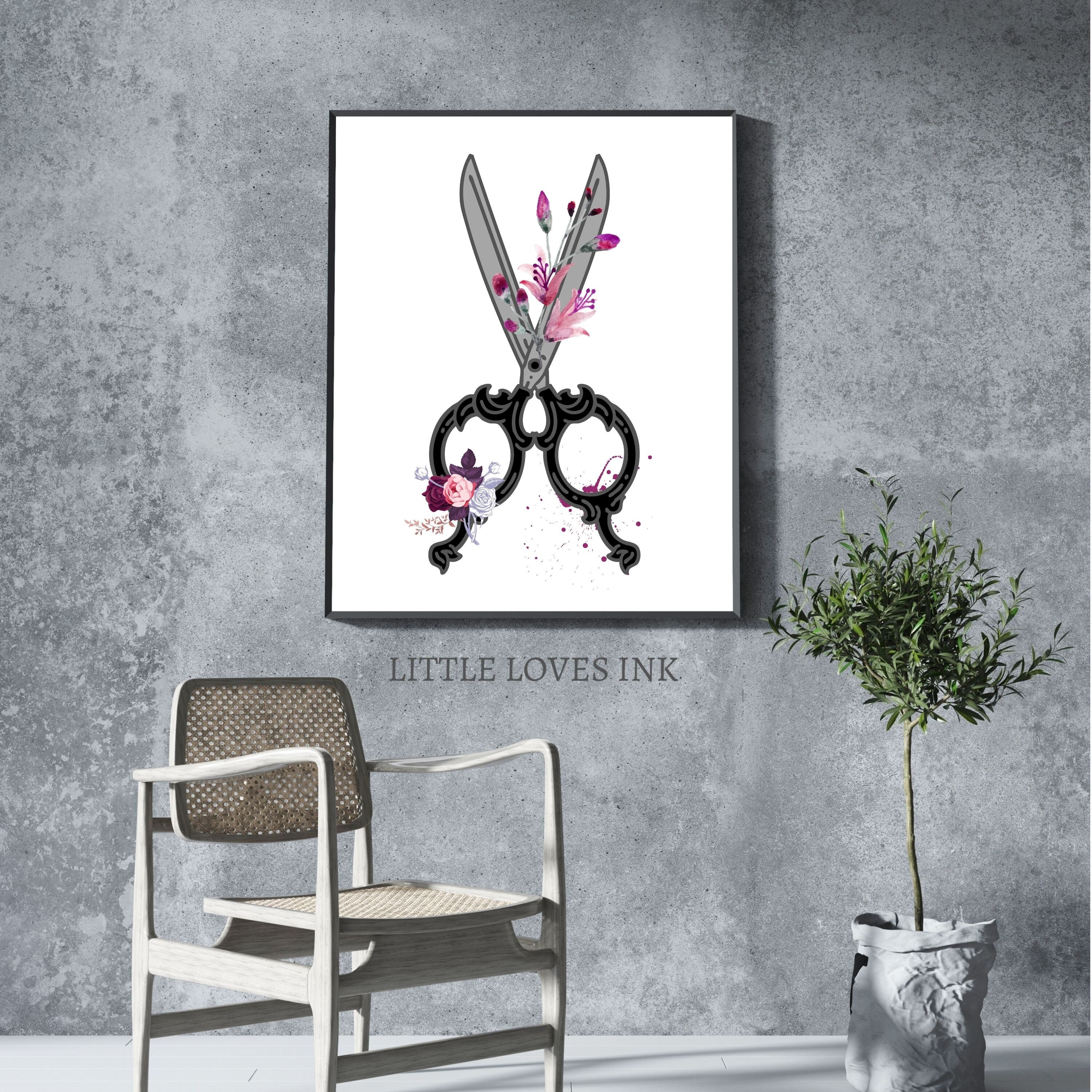 Hair Salon Decor Set of 3 Prints, Hair Salon Decor, Hair Salon Wall Art ...