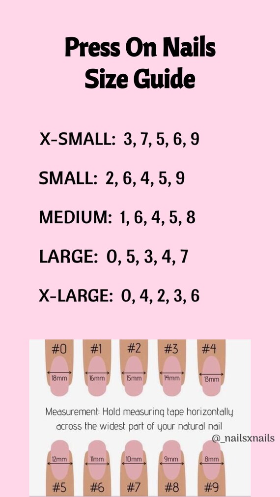 MEDIUM SIZE Usagi Anime Pink Press On Nail Nail Art Craft Supplies ...