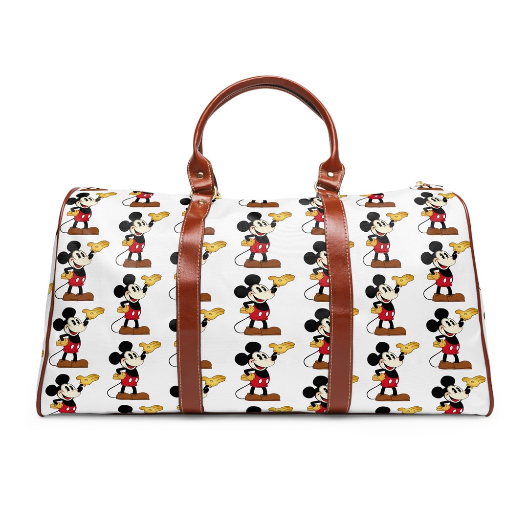 Mickey Mouse Waterproof Travel Bag - Etsy
