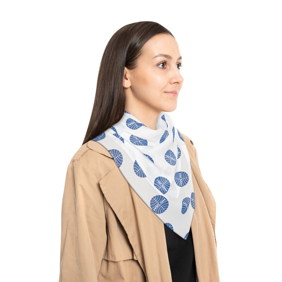 Pan Am Poly Scarf - Etsy