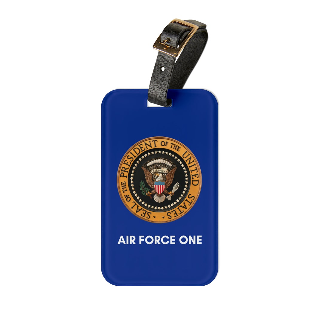 Air Force One Luggage Tag - Etsy