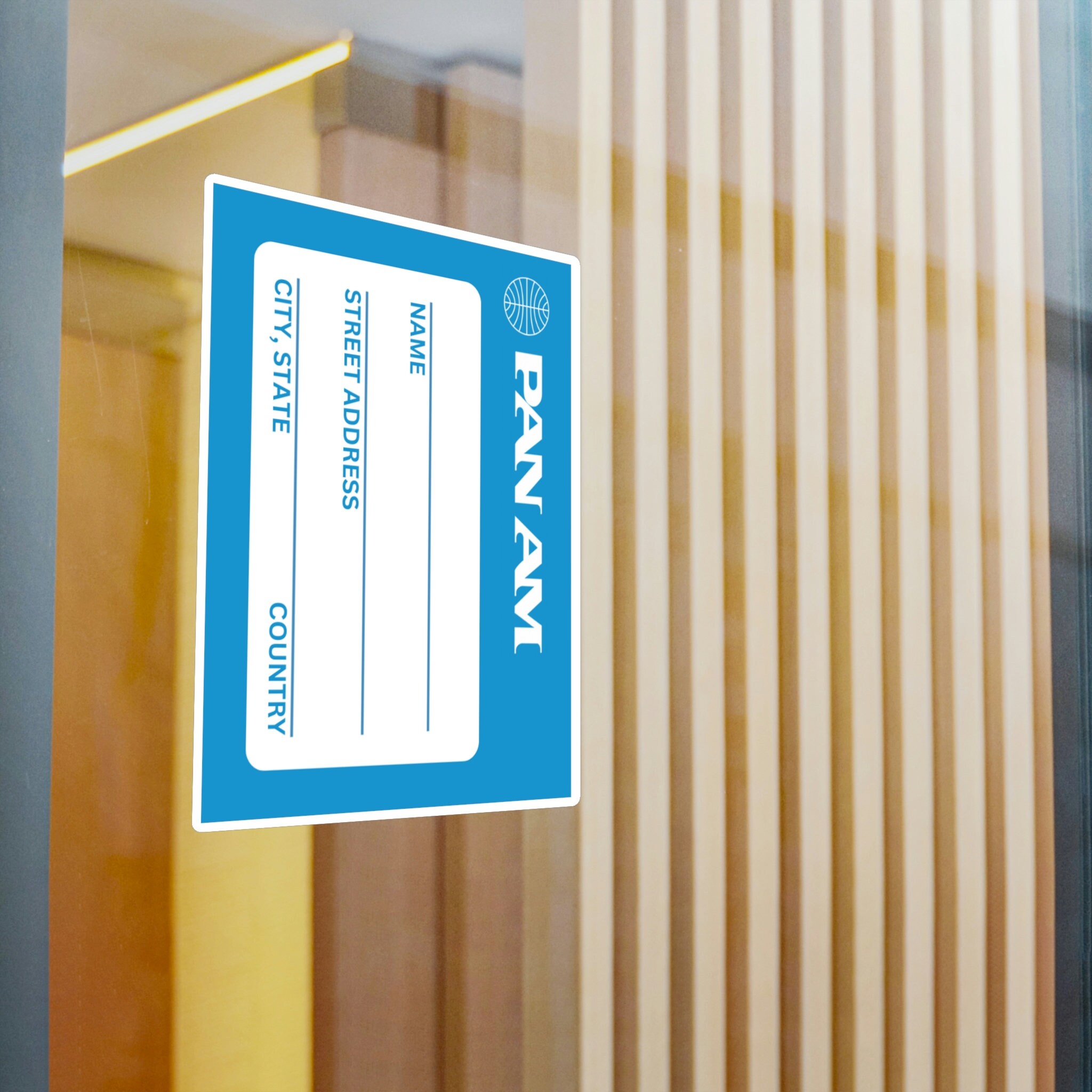 Vintage Pan Am Vinyl Decals - Etsy