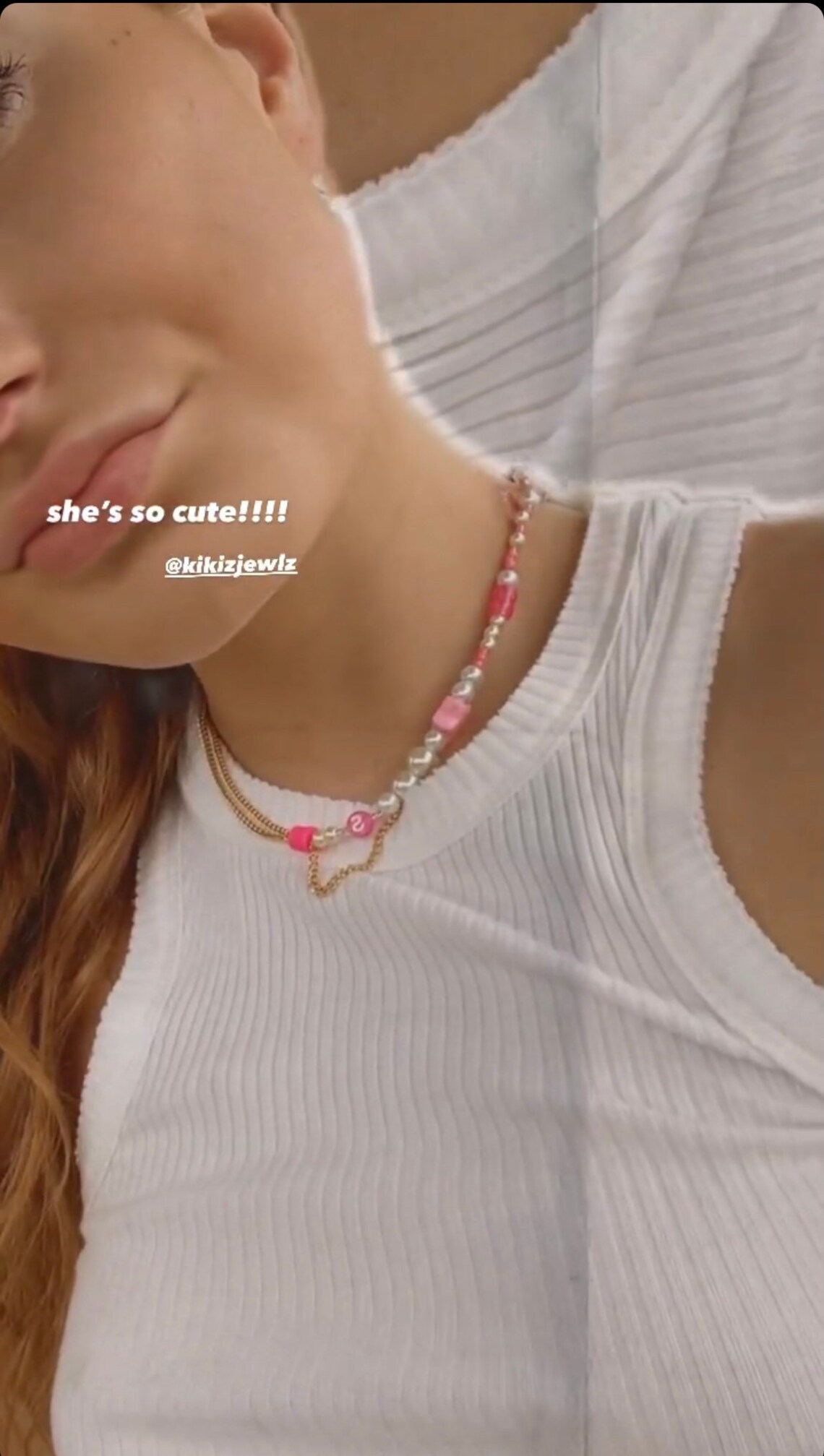 Personalized Bubble Gum Pink Chains Custom Beaded Necklace - Etsy