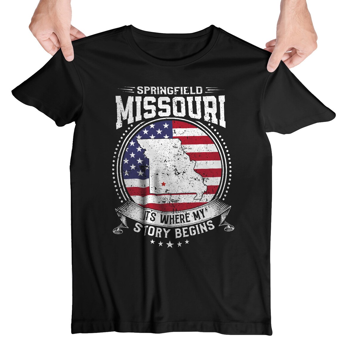 Springfield Missouri It's Where My Story Begins, Springfield MO Flag ...