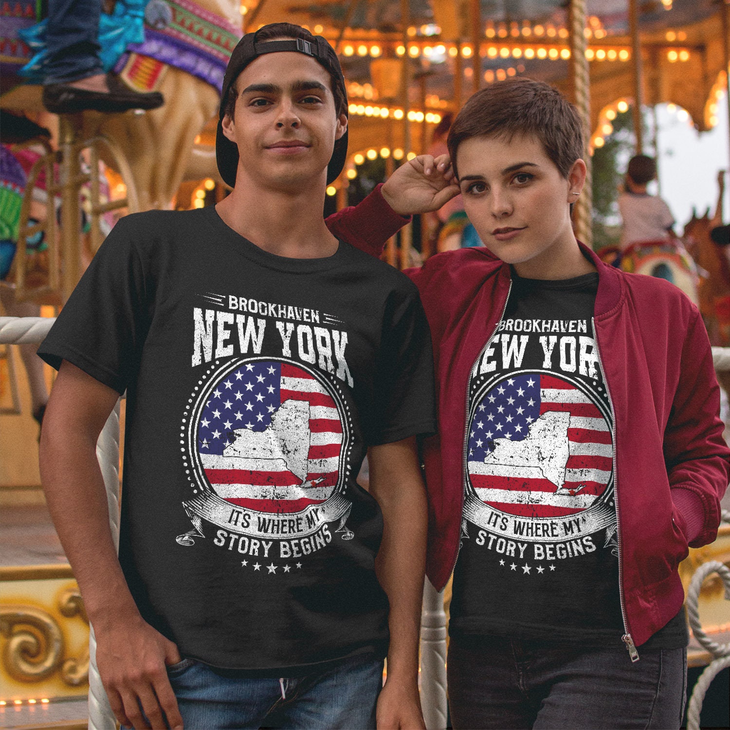 Brookhaven New York It's Where My Story Begins, Brookhaven NY Flag ...