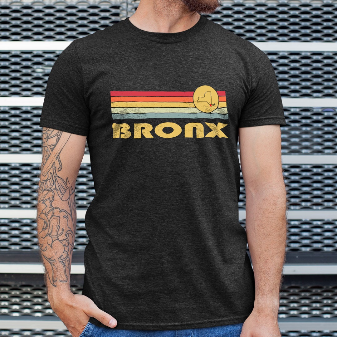 Bronx, New York Retro T Shirt, Wicked 70s 80s Style Bronx New York NY ...