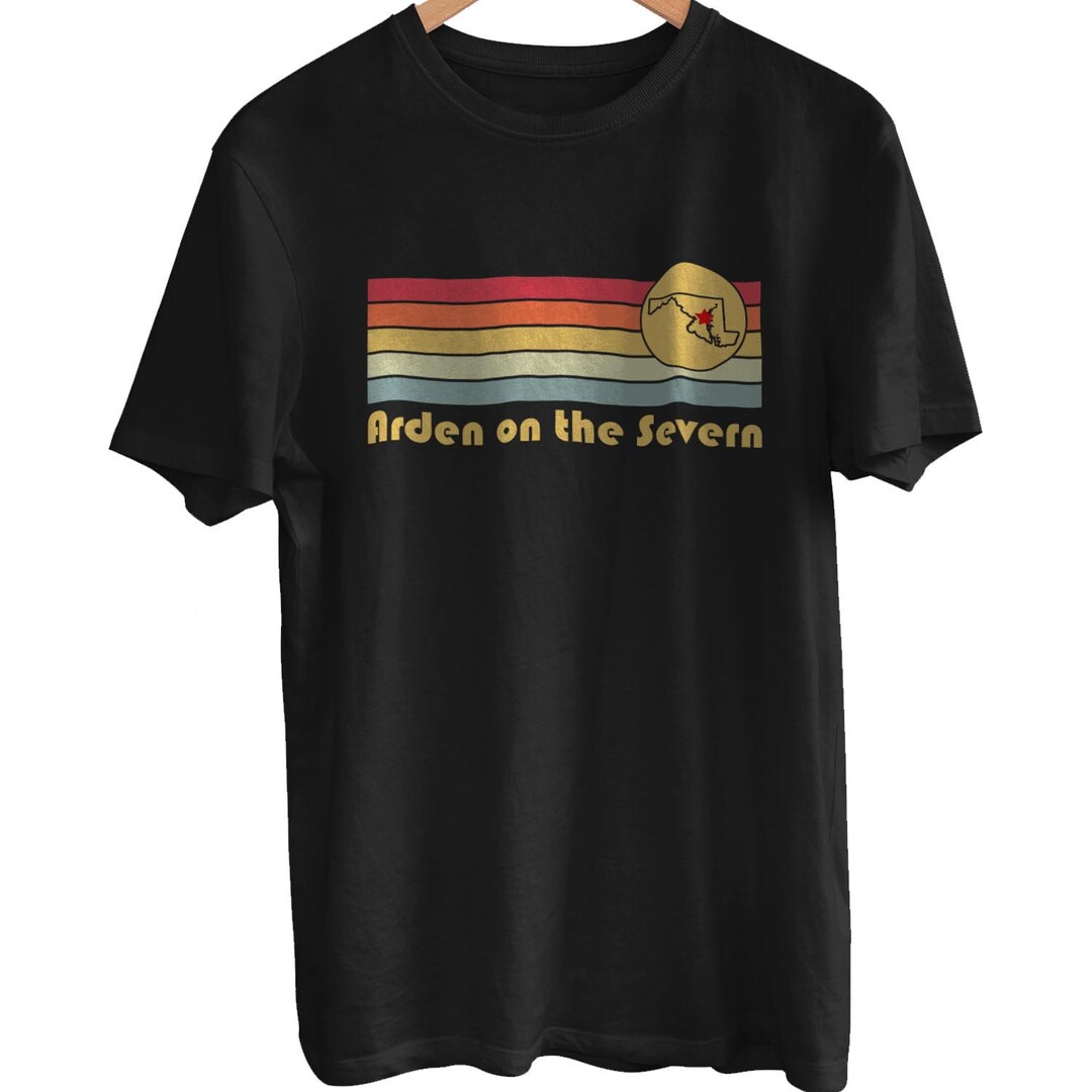 Arden on the Severn, Maryland Retro T Shirt, Wicked 70s 80s Style Arden ...