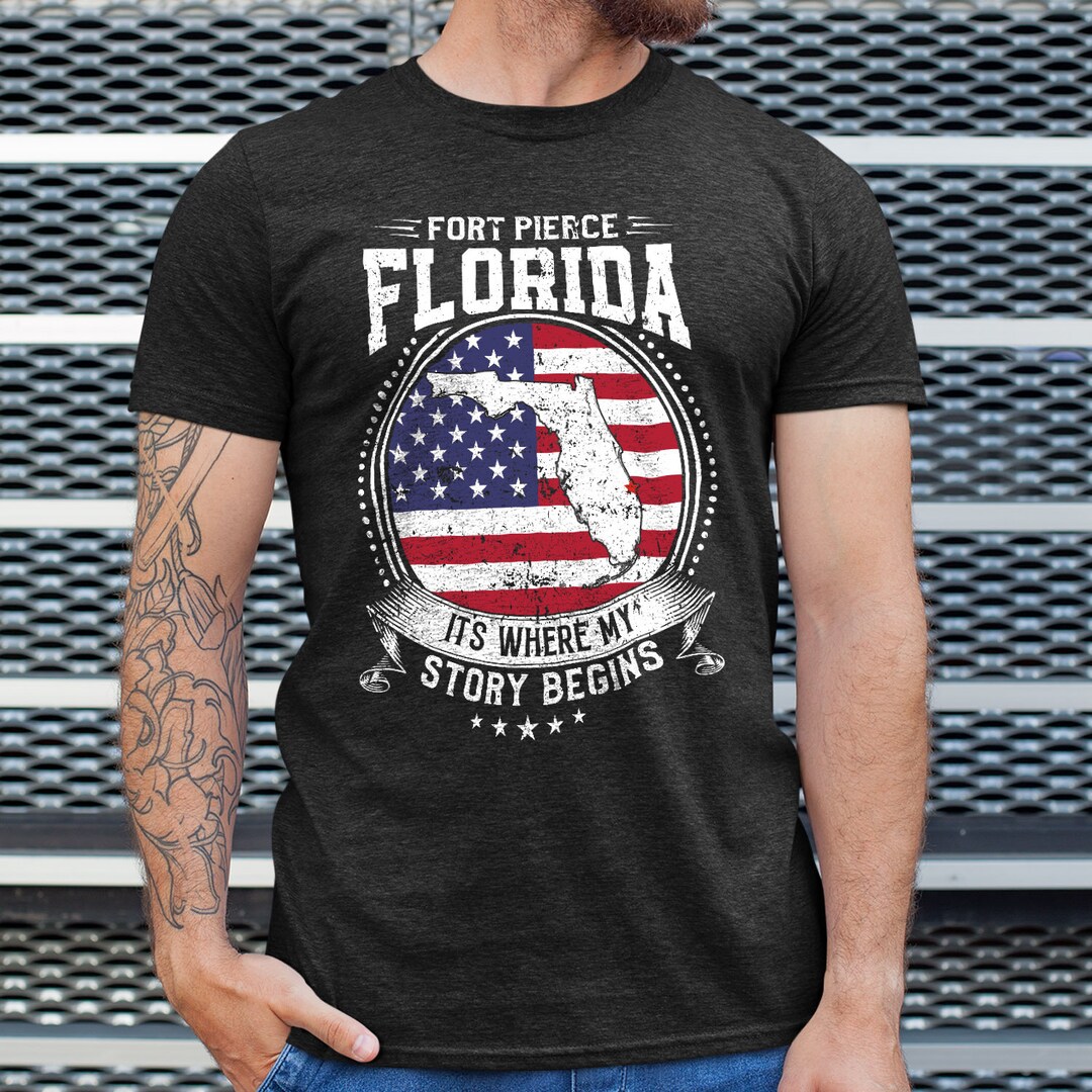 Fort Pierce Florida It's Where My Story Begins, Fort Pierce FL Flag ...