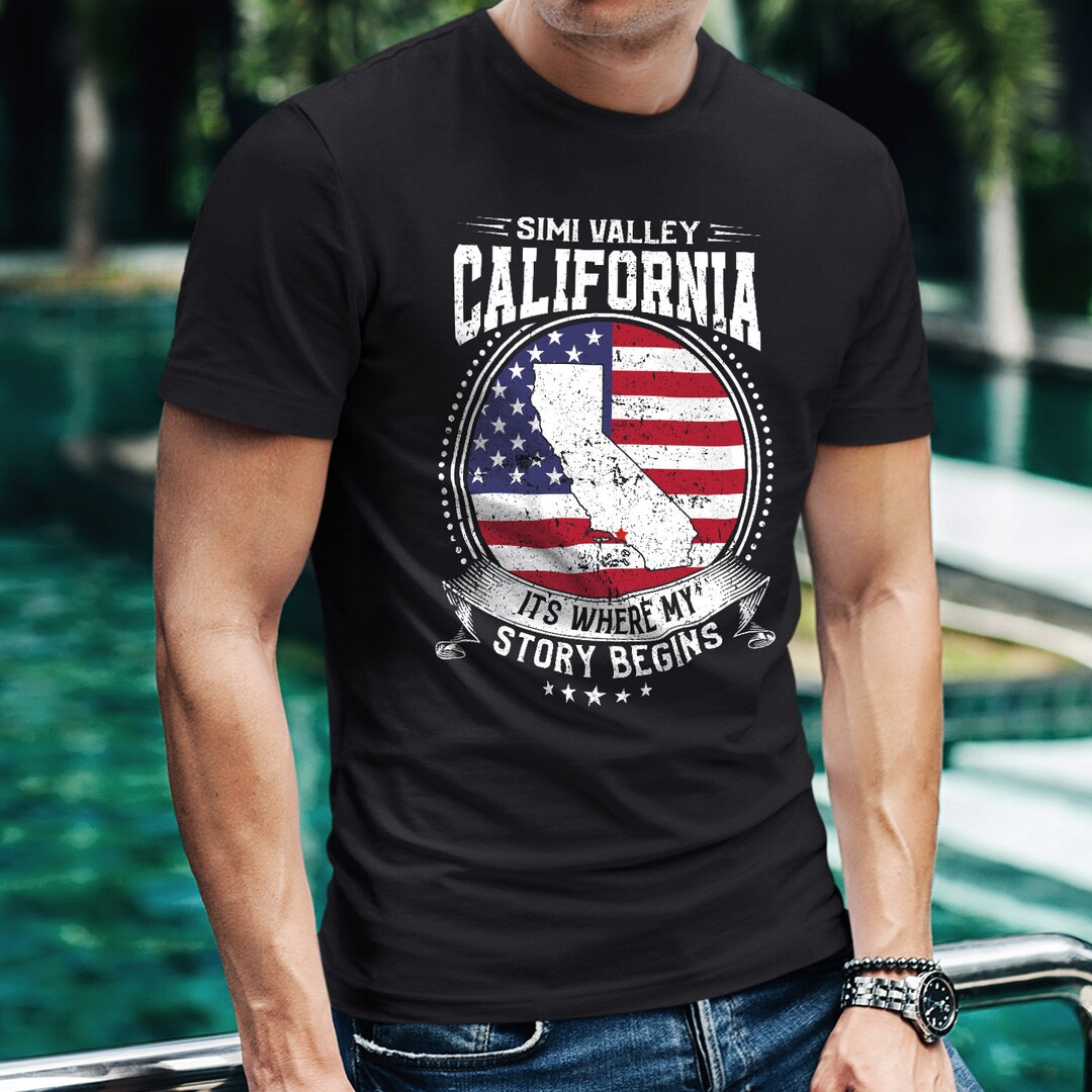 Simi Valley California It's Where My Story Begins, Simi Valley CA Flag ...