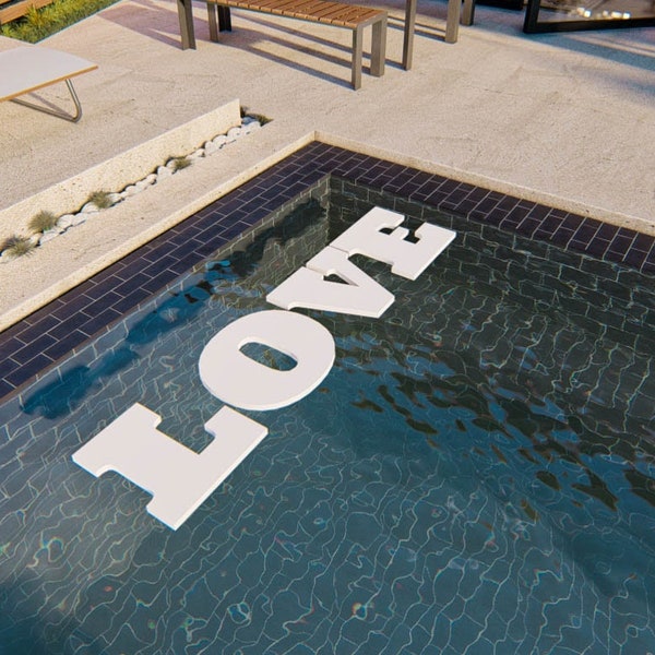 Floating Pool Letters - Etsy