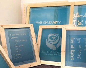 Pre Burned Screen | Etsy