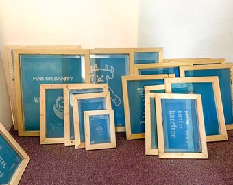 Pre Burned Silk Screen - Etsy