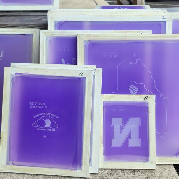 Pre Burned Silk Screen - Etsy