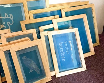 Pre Burned Silk Screen - Etsy