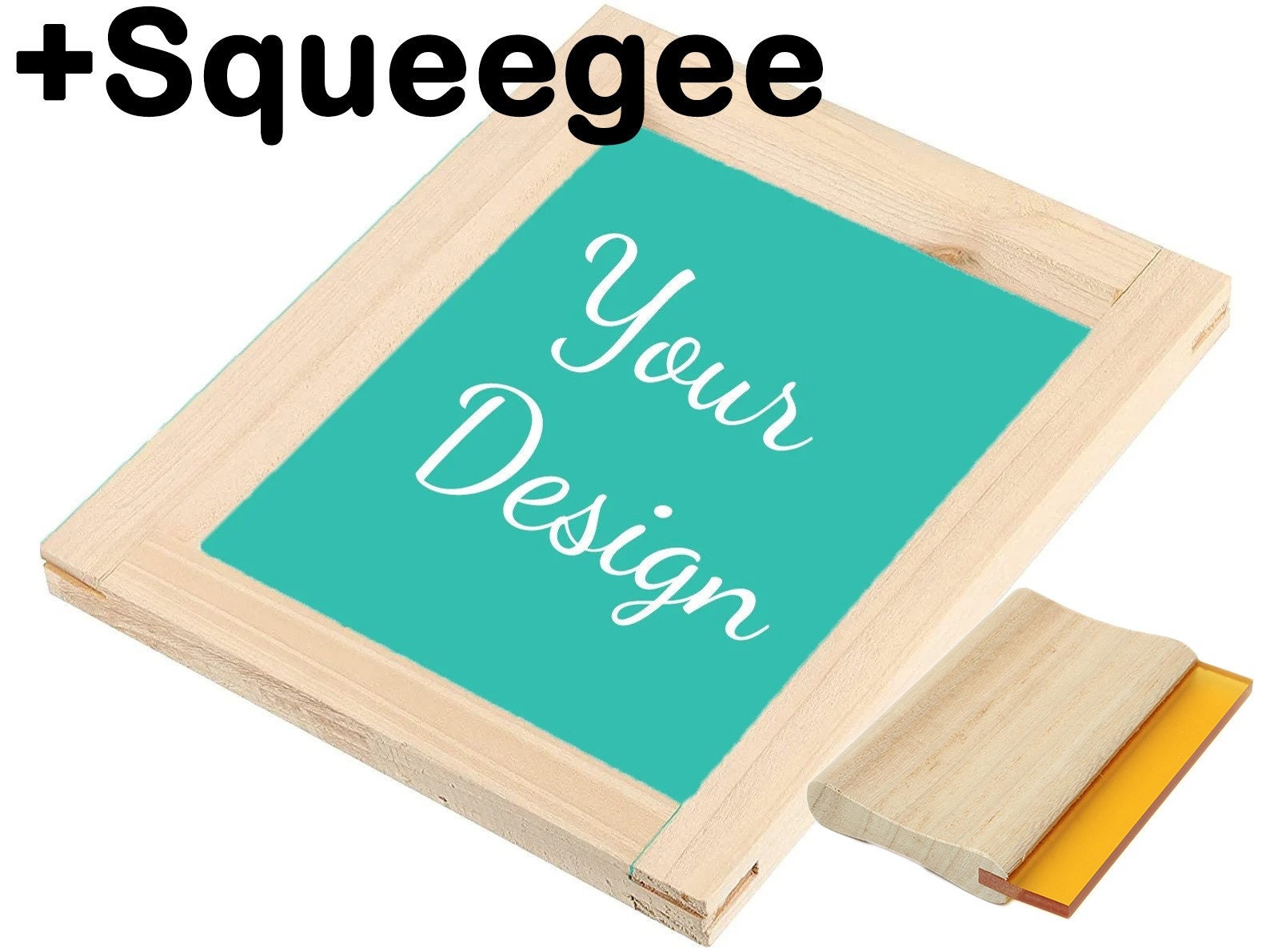 Visual Arts Custom Screen Printing Frame pre-burned image Craft ...