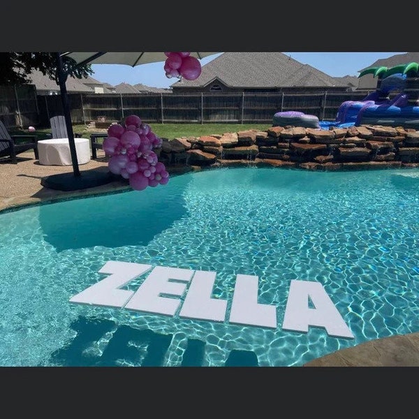Floating Pool Letters - Etsy