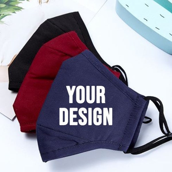 Custom Face Mask - Etsy