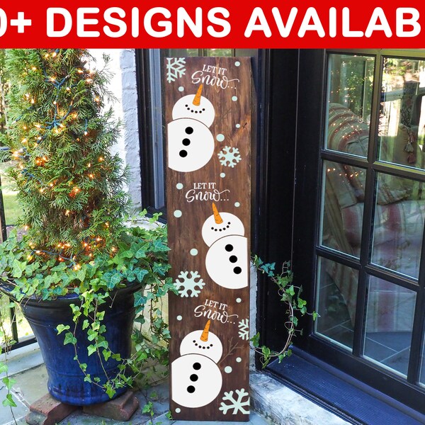 Merry Christmas Sign for Front Porch - Etsy