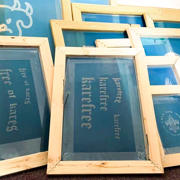 Pre Burned Silk Screen - Etsy