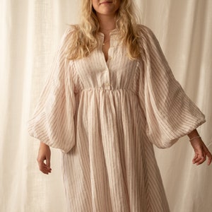 Waterfall | Bohemian Dress Sewing Pattern | Puff Sleeve Pattern | Mini ...