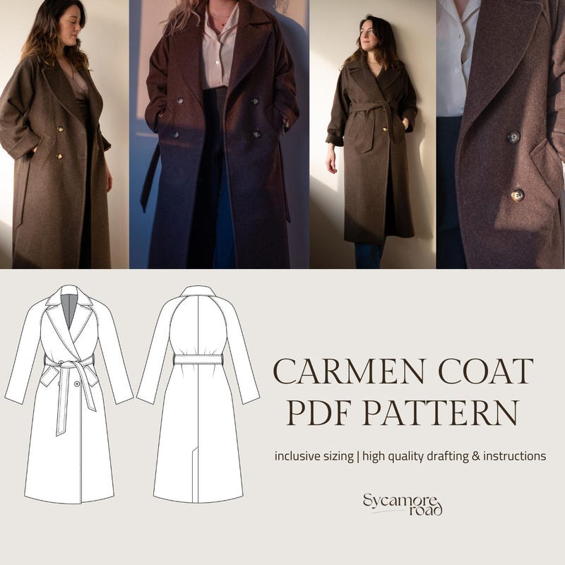 Coat Pattern - Etsy
