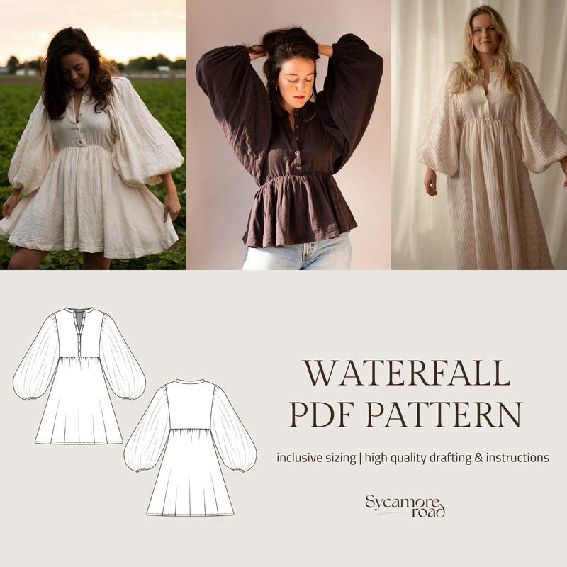 Boho Dress Pattern - Etsy