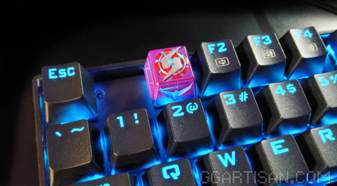 Metroid Gravity Suit/ Purple Keycap RGB, MX Stem - Etsy
