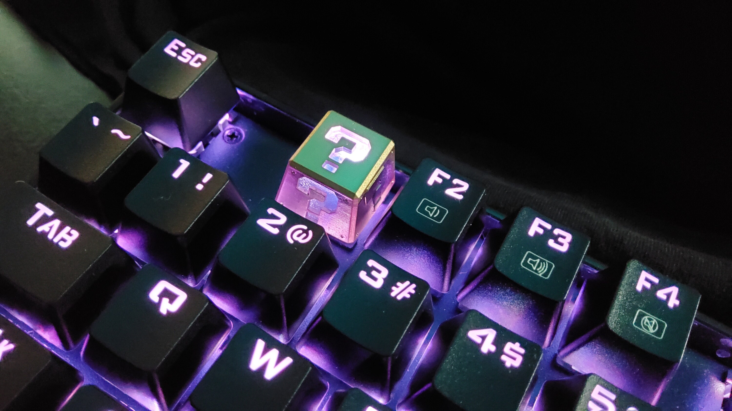 Question Mark Block Keycap RGB MX Stem Launch Sale | Etsy UK