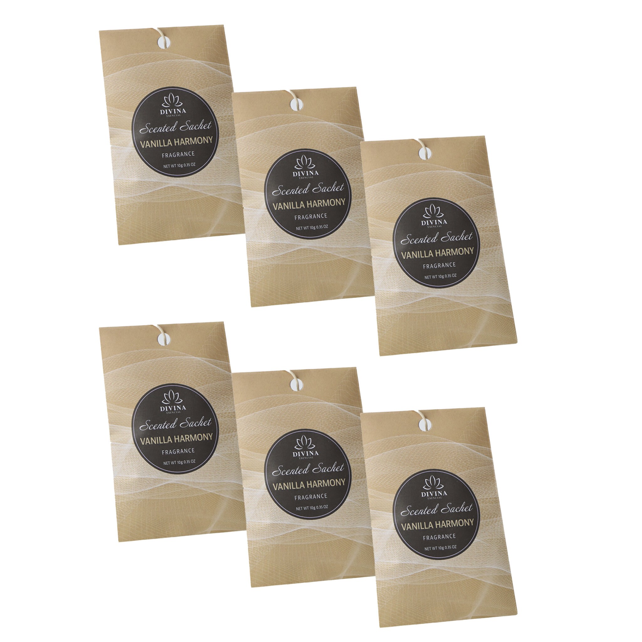 Vanilla Sachets Moth Repellent Drawers and Closets 4-pack 6-pack 8-pack ...