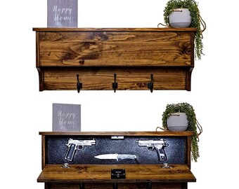 Coat Rack Hidden Storage - Etsy