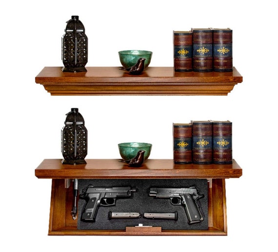 Patriot 35S Compact Hidden Gun Shelf Safe With Trap Door & - Etsy