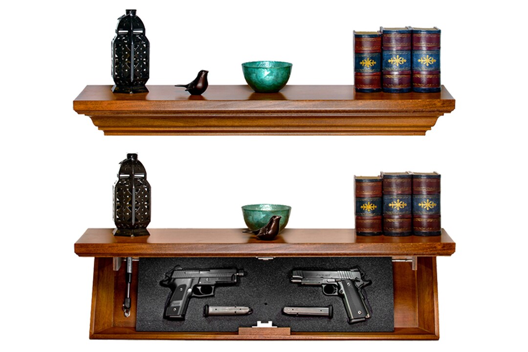 Patriot 35S Original Hidden Gun Shelf With Trap Door & RFID Lock - 35 ...