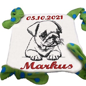 Stickdatei Mops Welpe daisy Hund Realistisch Kommerzielle Nutzung ...