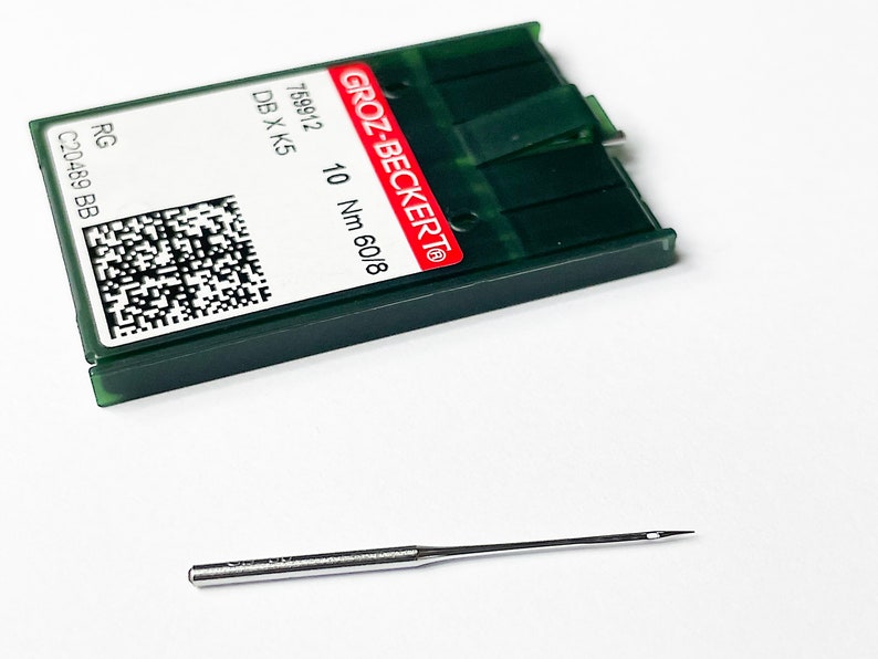 10 Groz-beckert Round-shank Embroidery Needles With Small Ballpoint Tip ...