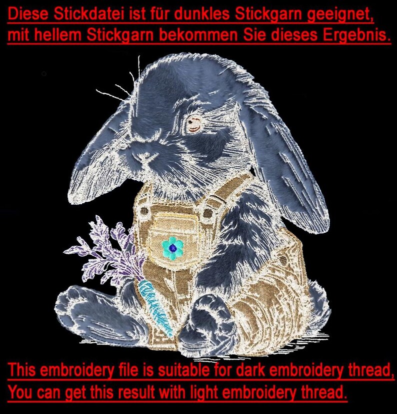 Embroidery Design "albert" Rabbit – Bunny Applique – Bunny Embroidery ...