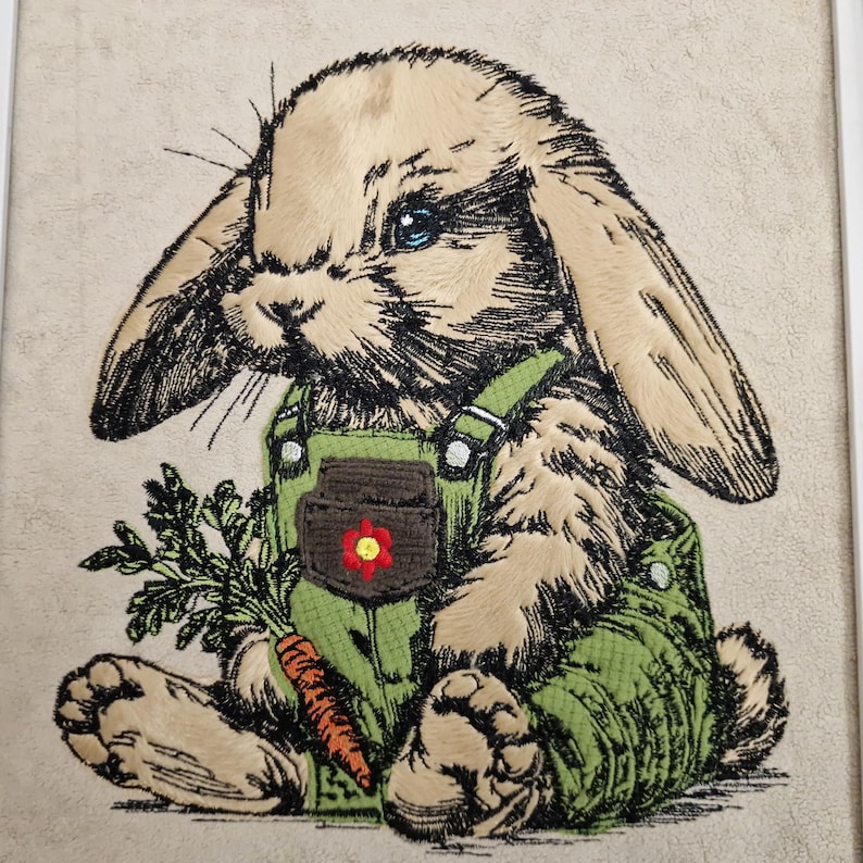 Embroidery Design "albert" Rabbit – Bunny Applique – Bunny Embroidery ...