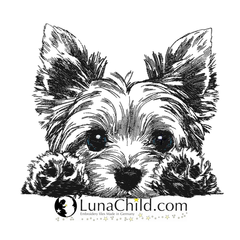 Realistic Dog Yorkshire - Etsy