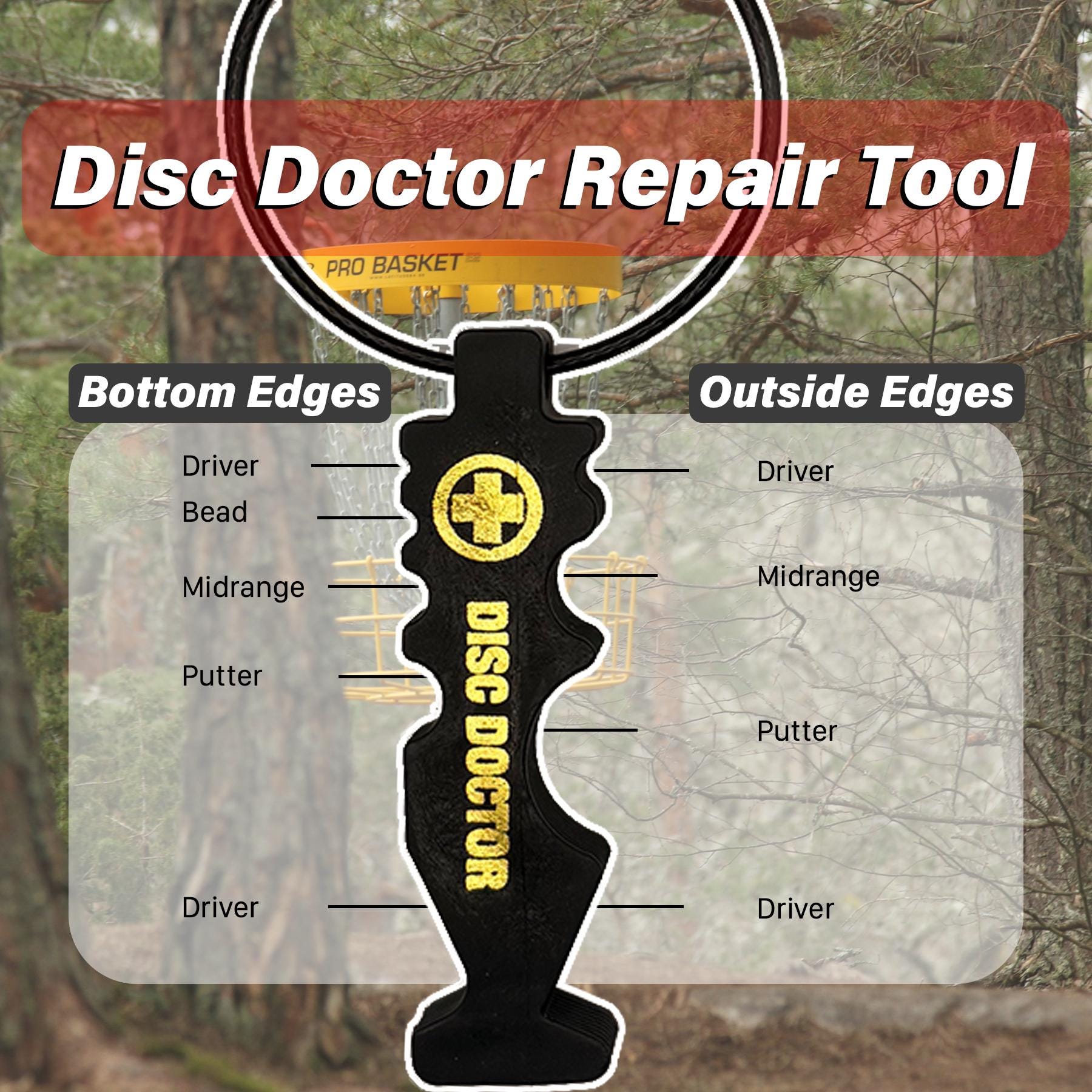 Disc Golf Disc Repair Tool: Bag Accessory - Etsy