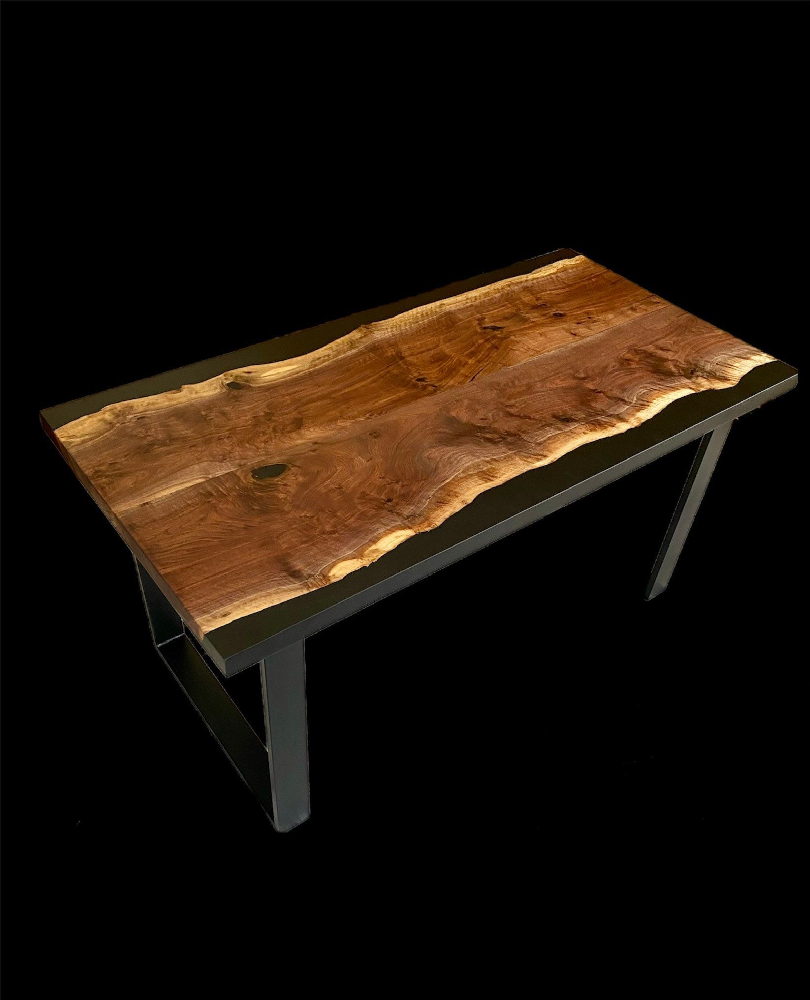 Epoxy River Table Desk Custom Made functional Art for Your - Etsy