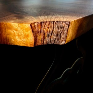 Live Edge Dining Table Rustic Wood Slab Furniture Handcrafted Wooden ...