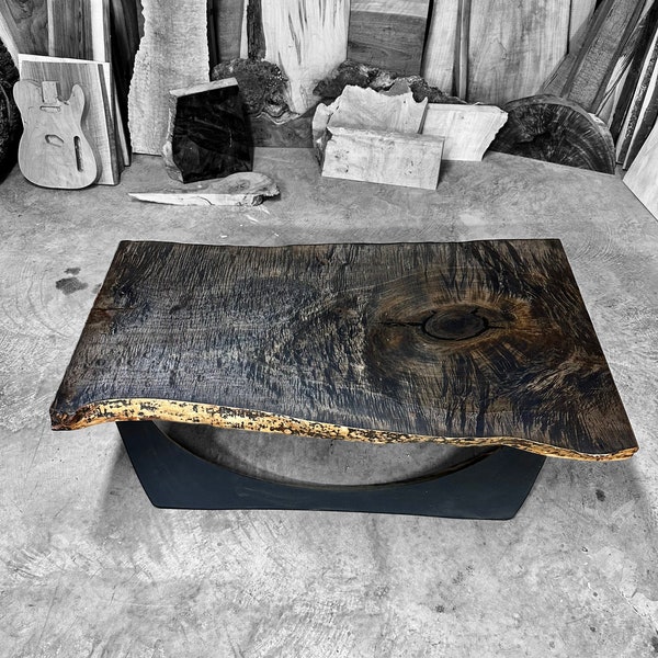 Wood Slab Coffee Table - Etsy