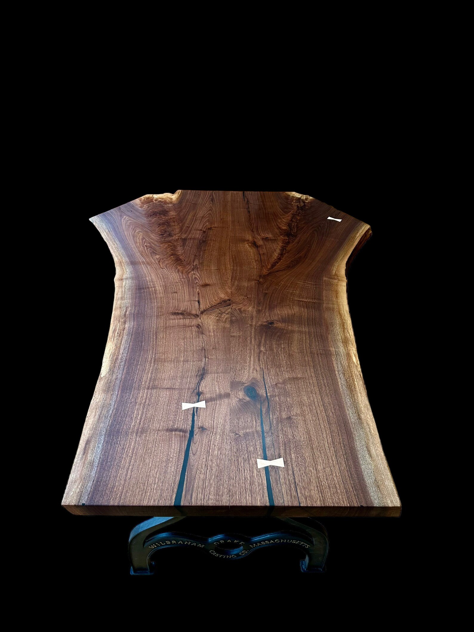 Live Edge Dining Table Rustic Wood Slab Furniture Handcrafted Wooden ...