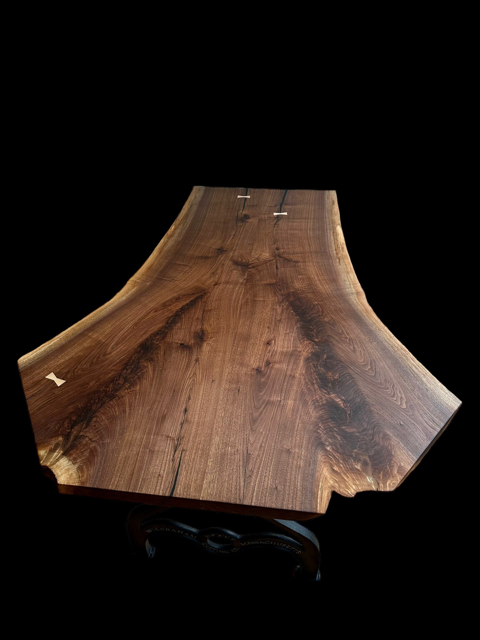 Live Edge Dining Table Rustic Wood Slab Furniture Handcrafted Wooden ...