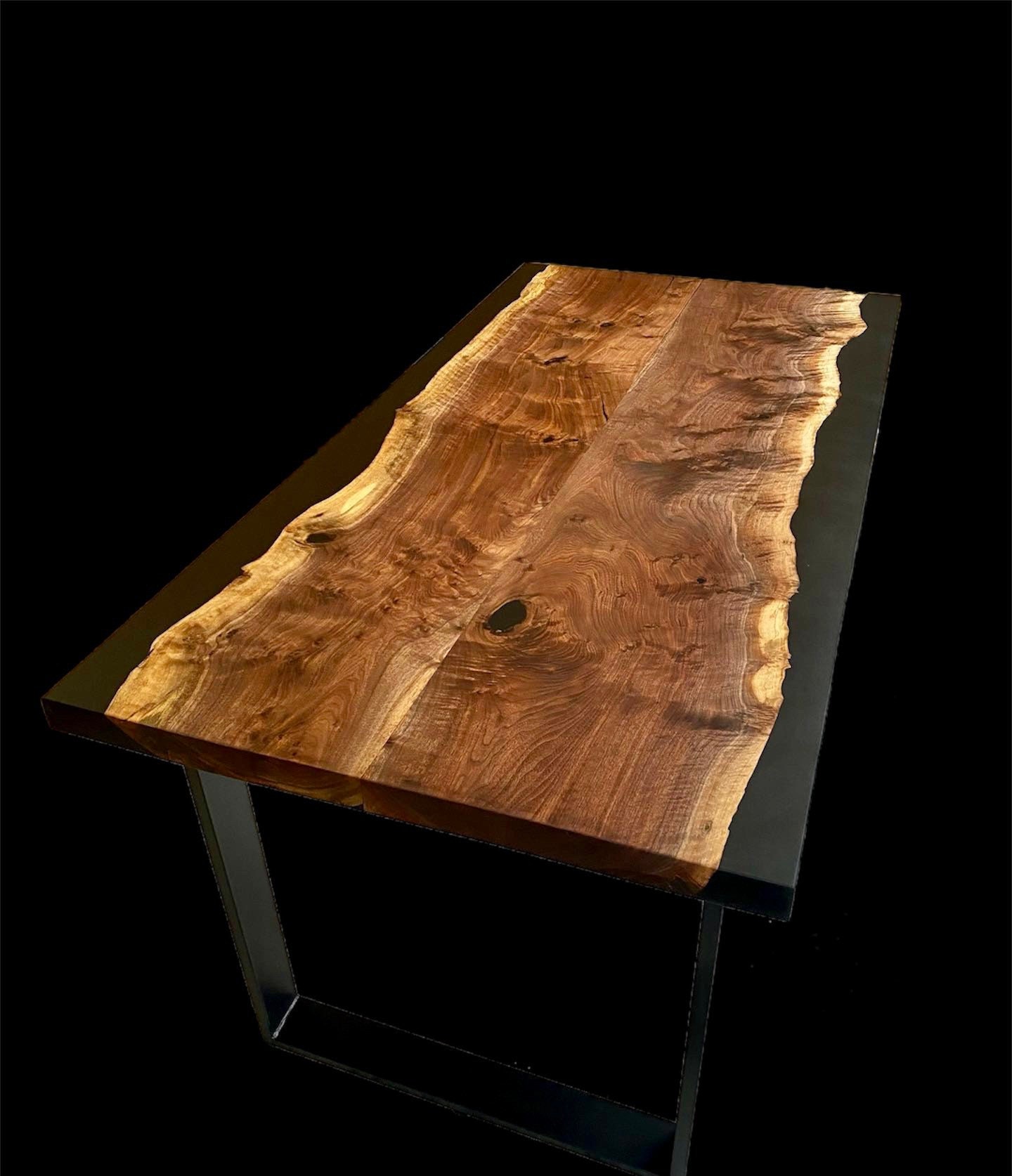 Epoxy River Table Desk Custom Made functional Art for Your - Etsy