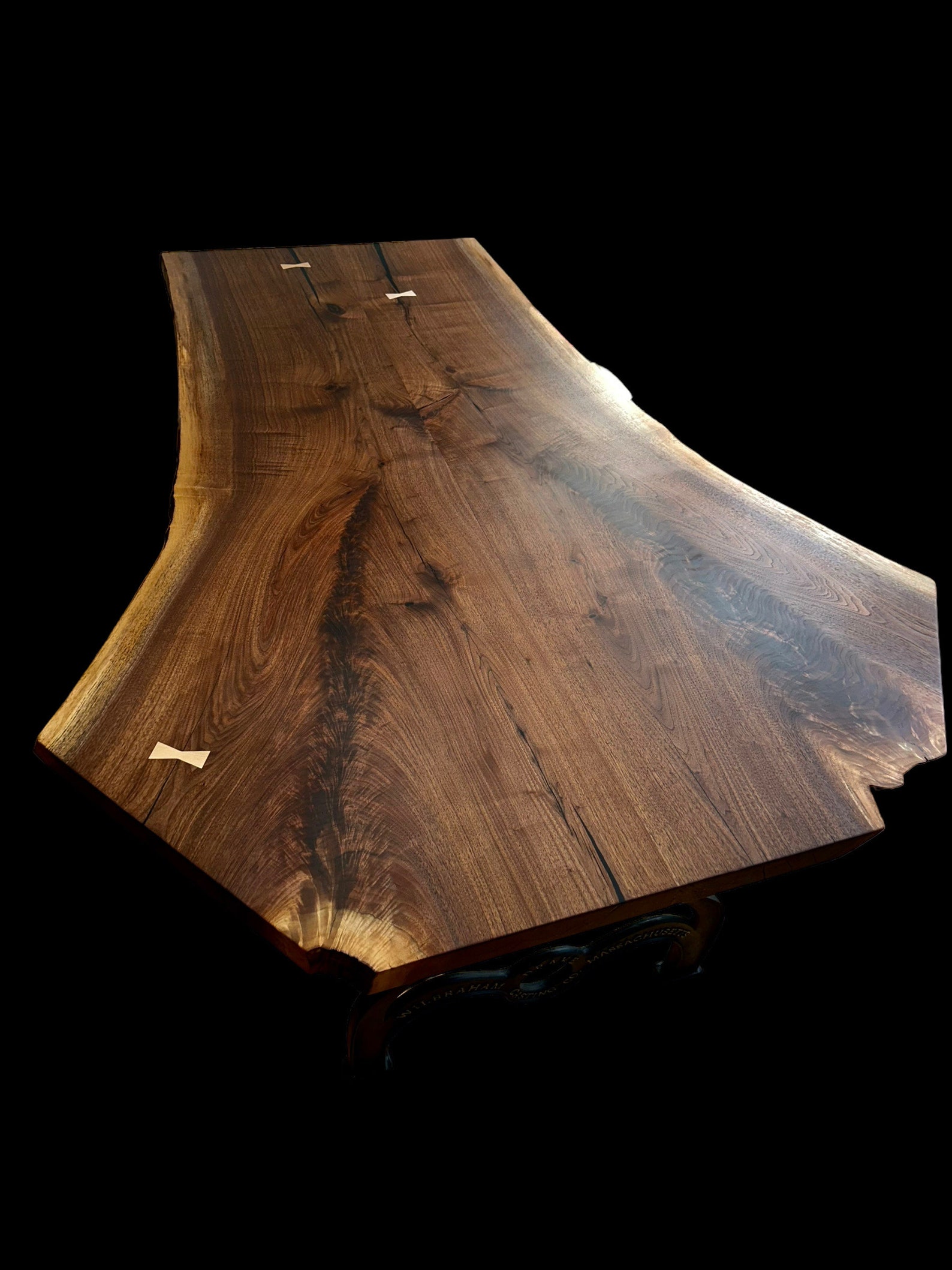 Live Edge Dining Table Rustic Wood Slab Furniture Handcrafted Wooden ...